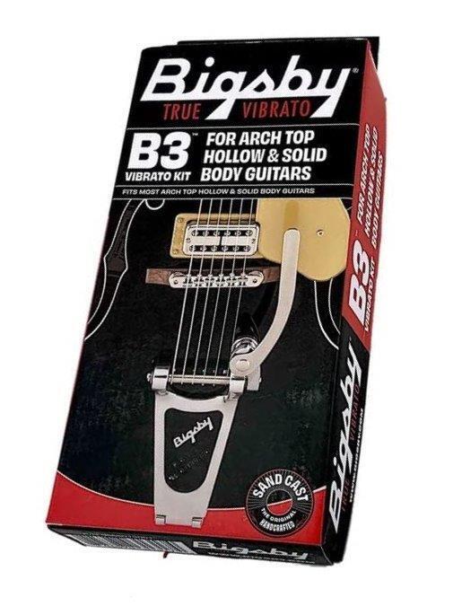 Bigsby-B3-Tremolo-Vibrato-TailpieceChromeBoxed-Kit0868013001Brand-New ...